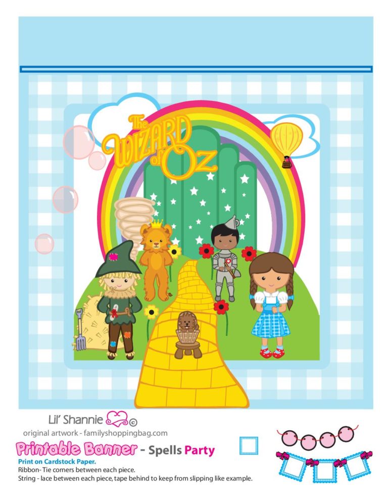 Free Wizard of Oz Printables – Coloring Pages & Magical Activities