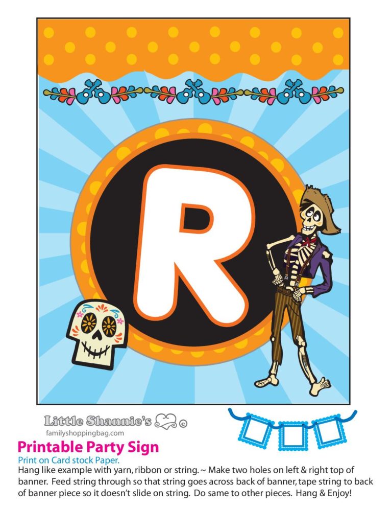 Free Printable Coco Coloring Pages and More - Lil Shannie.com