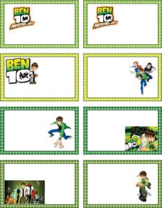 Ben 10 Bookmark