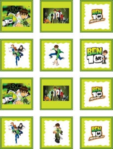 Ben 10 Gift Tag