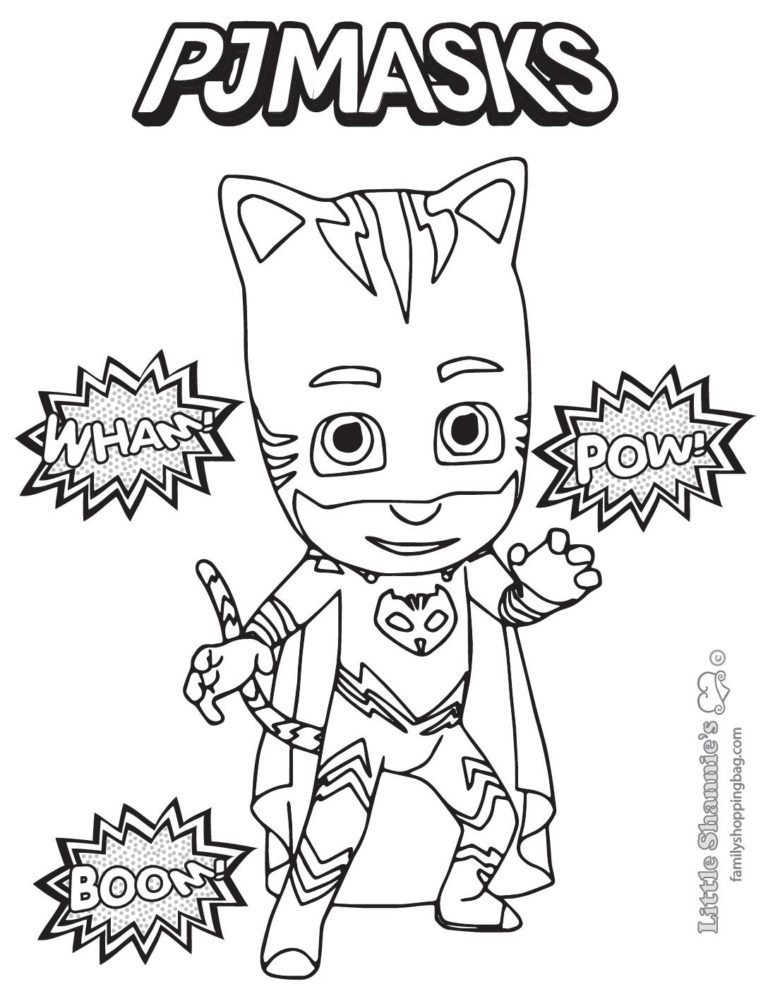 Free PJ Masks Printables – Coloring Pages & Hero Activities