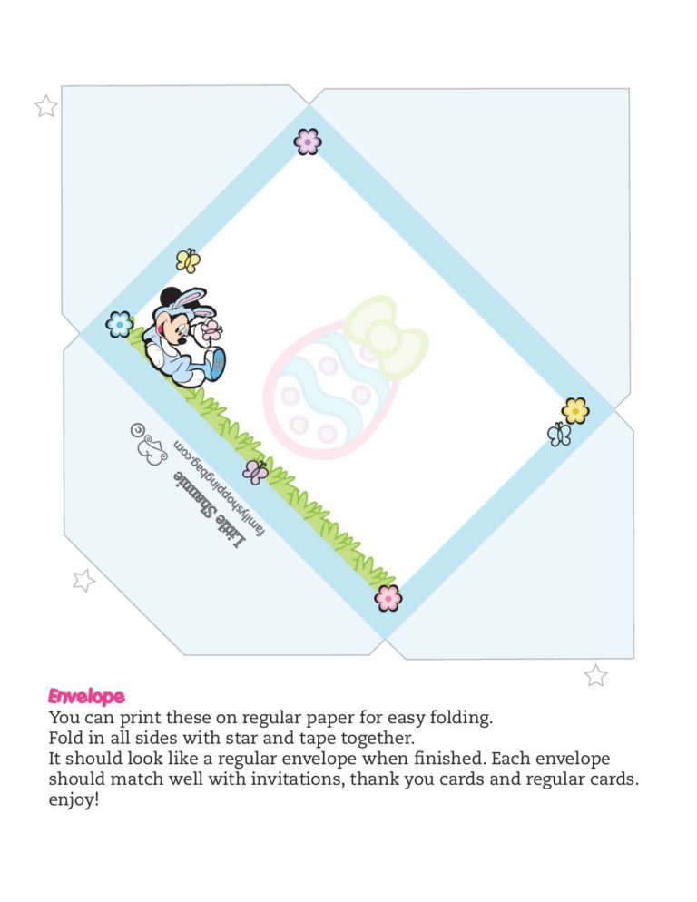 Mickey & Minnie Easter Printables | Free Spring Fun