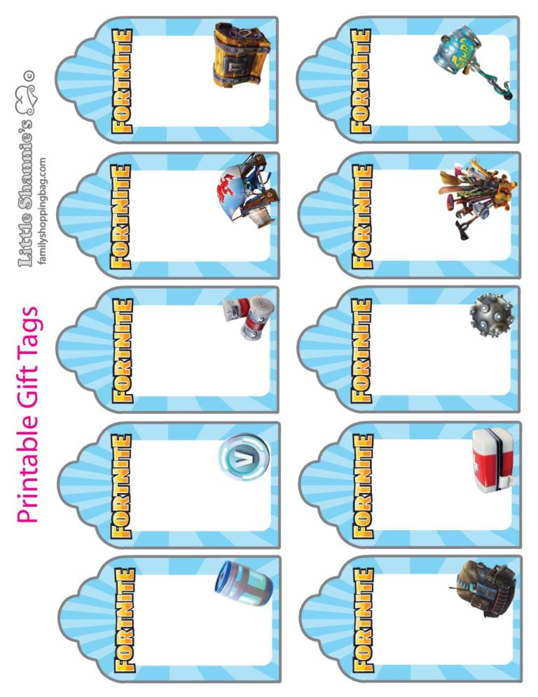 Free Printable Fortnite Coloring Pages and More | Lil Shannie.com