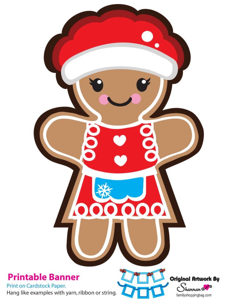 Banner Gingerbread Christmas
