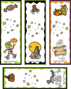 Bookmarks Halloween