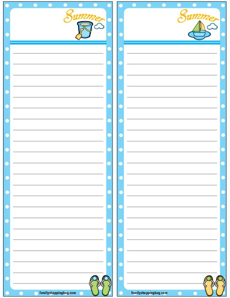 Free Printable Summer Coloring Pages and More | Lil Shannie.com