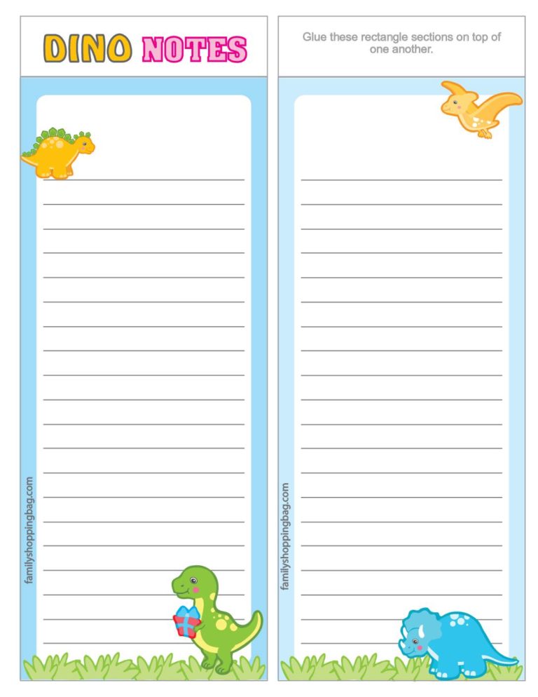 Free Printable List Paper | Lil Shannie.com