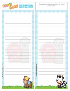 Free Printable List Paper | Lil Shannie.com