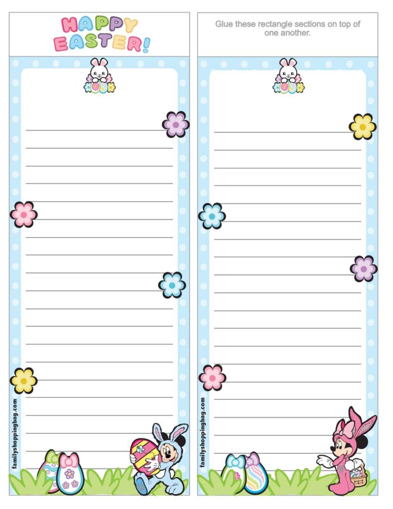 Free Printable List Paper | Lil Shannie.com