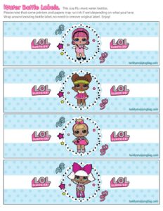 Lol Surprise Cupcake Toppers