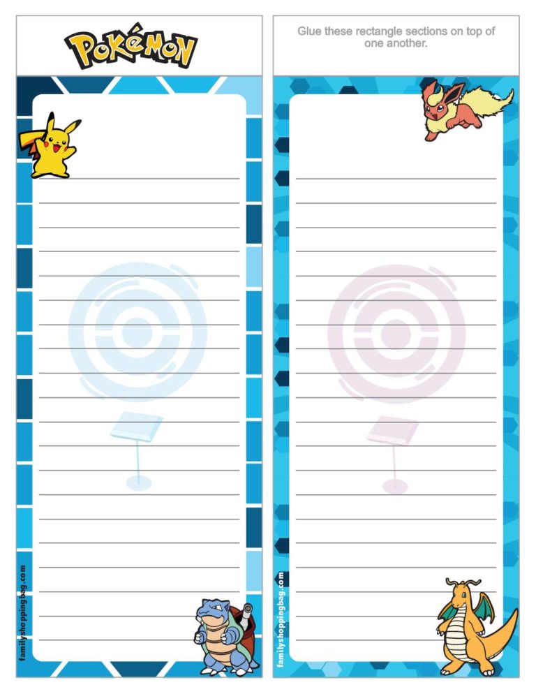 Free Printable Pokemon Coloring Pages and More - Lil Shannie.com