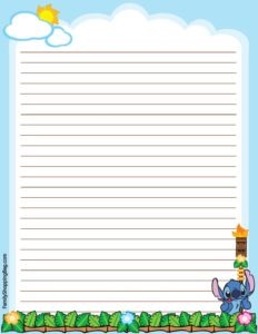 Stationery Lilo and Stitch