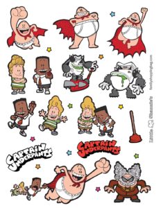 Bookmarks Captain Underpants