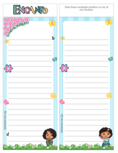 Encanto List Paper