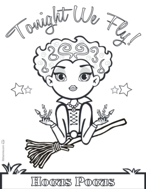 Hocus Pocus Coloring Page