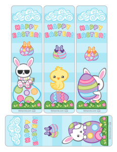 Bookmarks Easter Little Bunnies