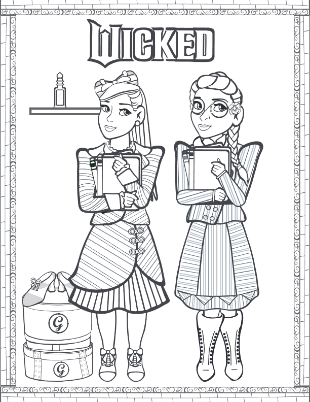Wicked Coloring Page