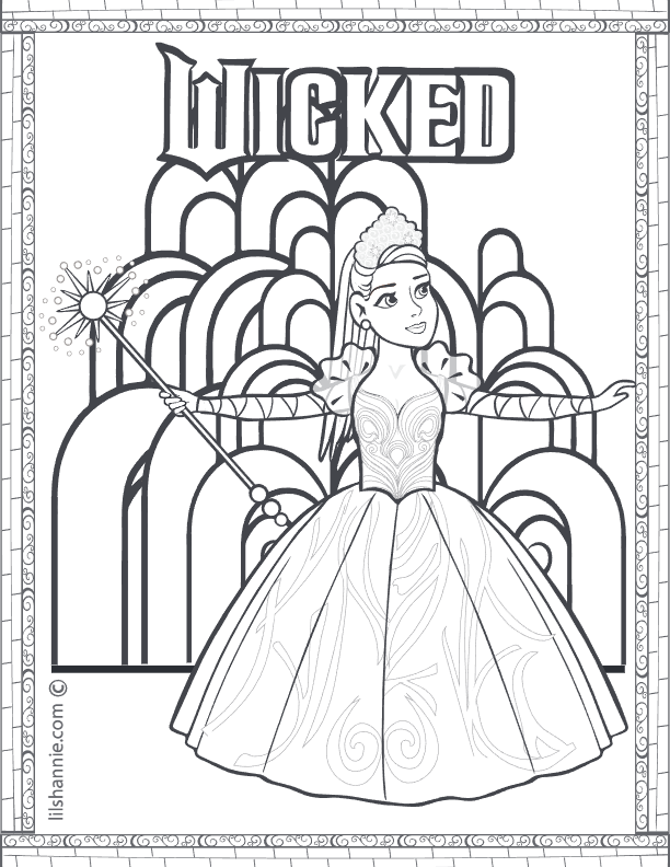 Wicked Coloring Page